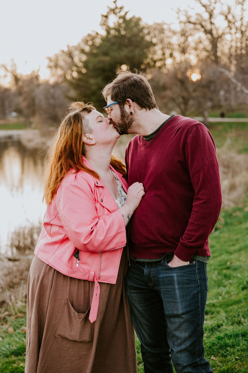 Heartfelt Lake Ellyn Couples Photos with Dogs! - dhaymanphotography.com